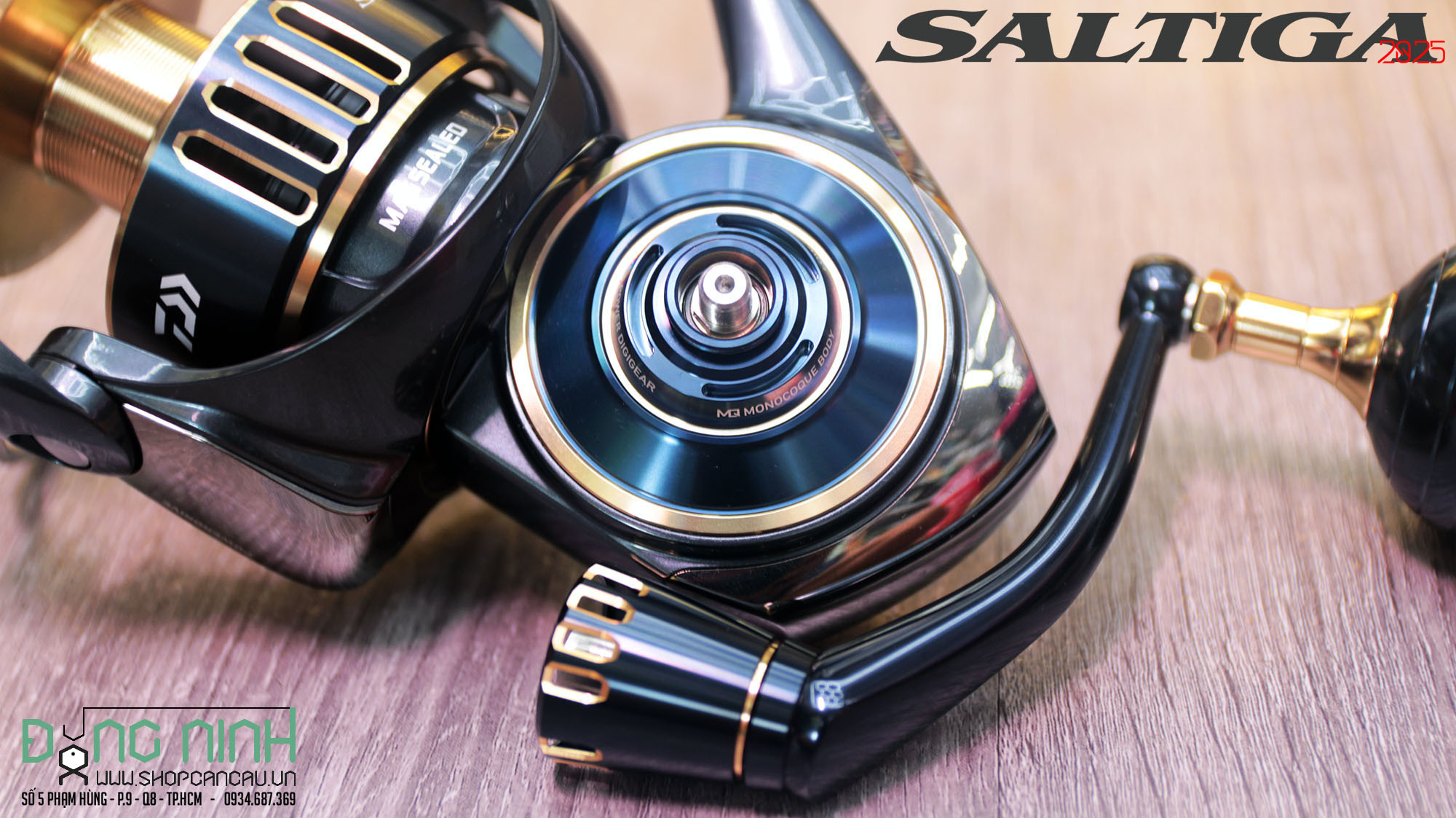 Máy câu Daiwa Saltiga 2025 - siêu phẩm!!!